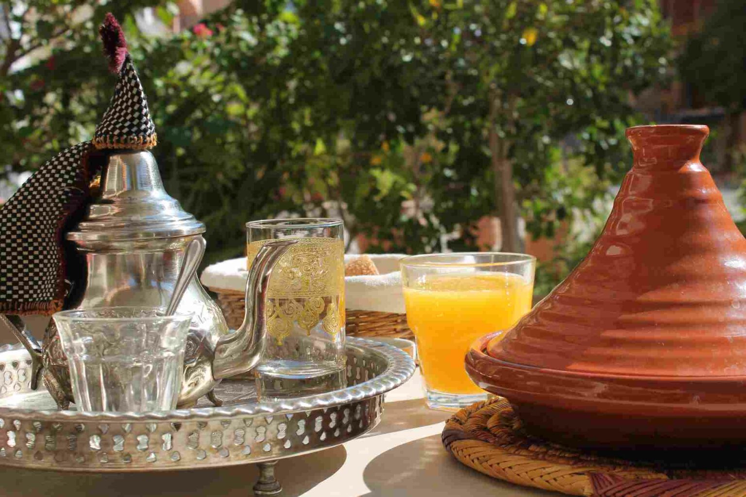 Pâtisserie marocaine & salon de thé à Marrakech, Maroc